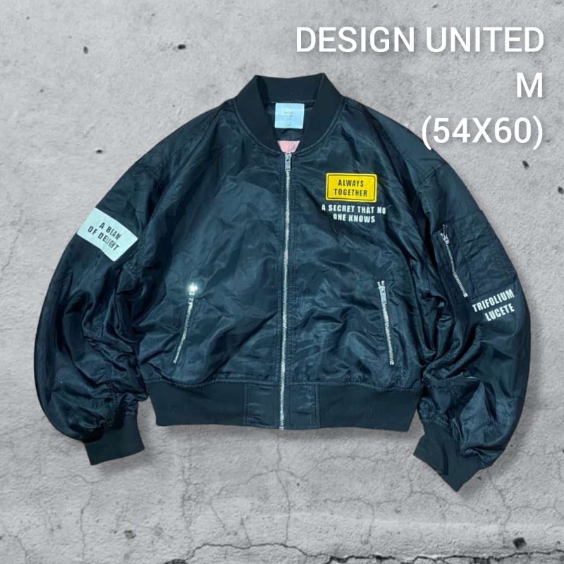 Jual JAKET BOMBER TEBAL DESIGN UNITED | Shopee Indonesia