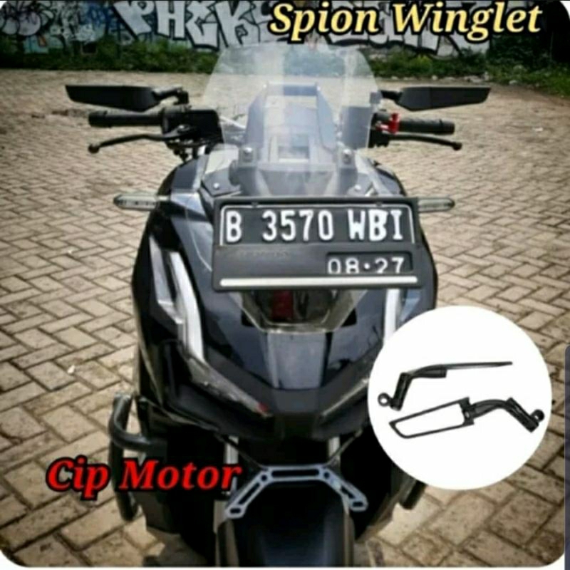 Jual spion winglet universal Adv 150 Adv 160 Aerox Beat street Beat ...