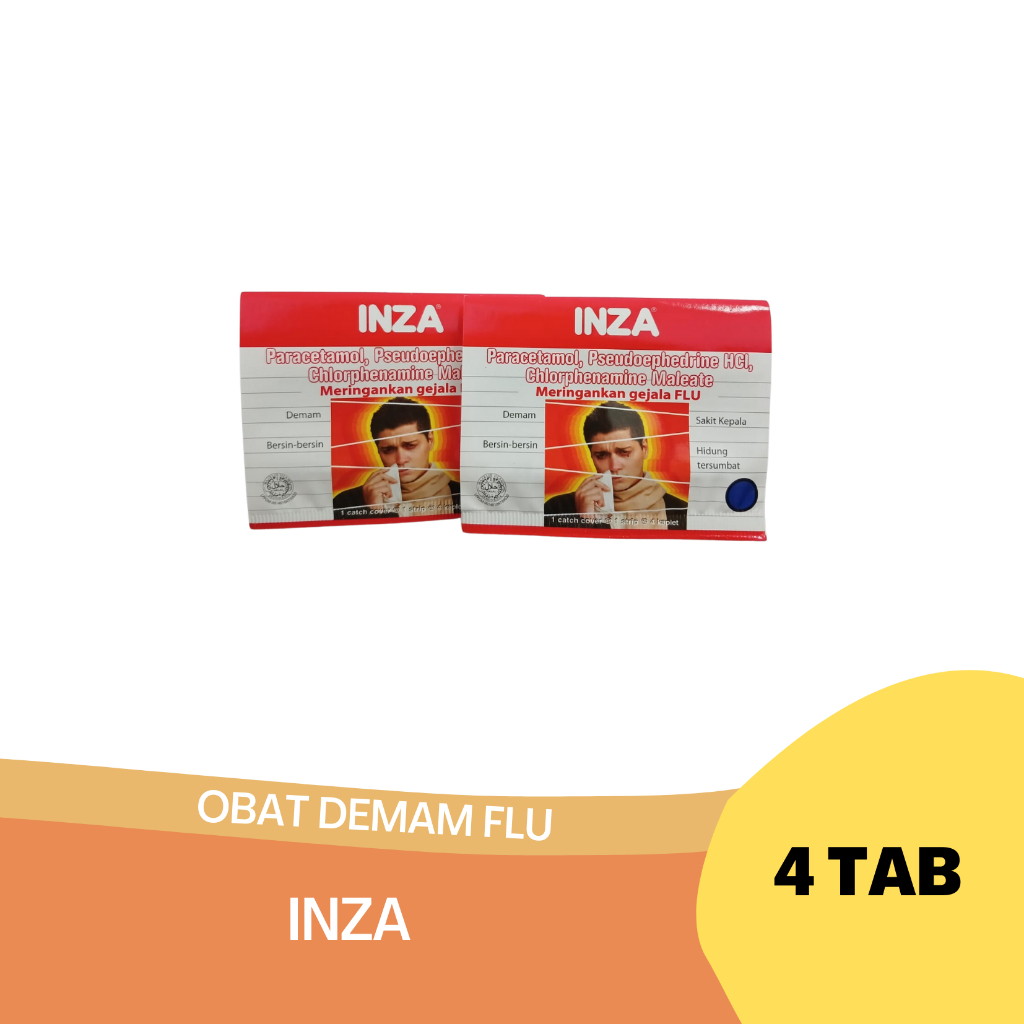 Jual Inza tablet per 1 strip isi 4 tab | Shopee Indonesia