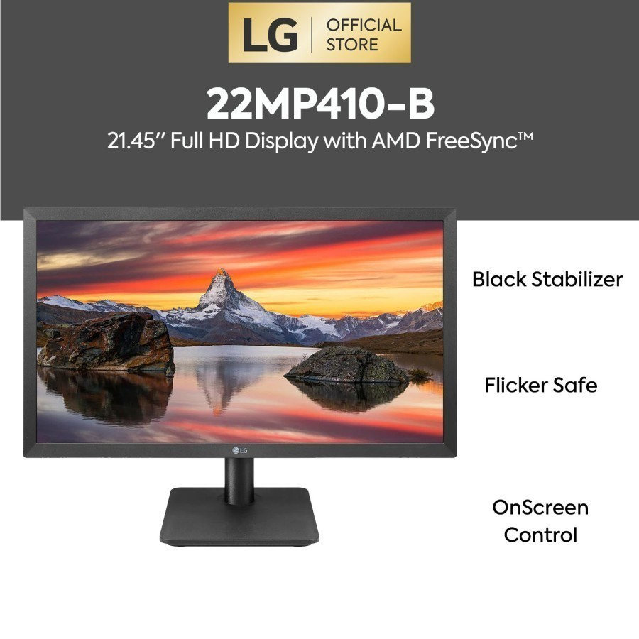 Jual Monitor LG 21.45" VGA HDMI 22MP410-B LED 22 INCH LG MONITOR FHD ...