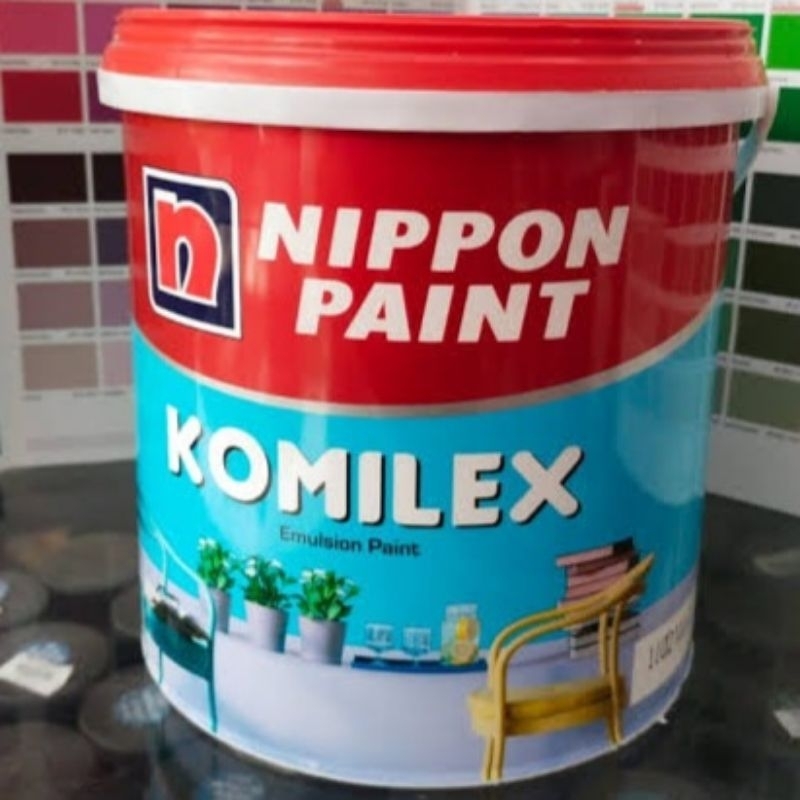 Jual Cat tembok / cat air KOMILEX nippon paint isi 4.5 kg | Shopee ...