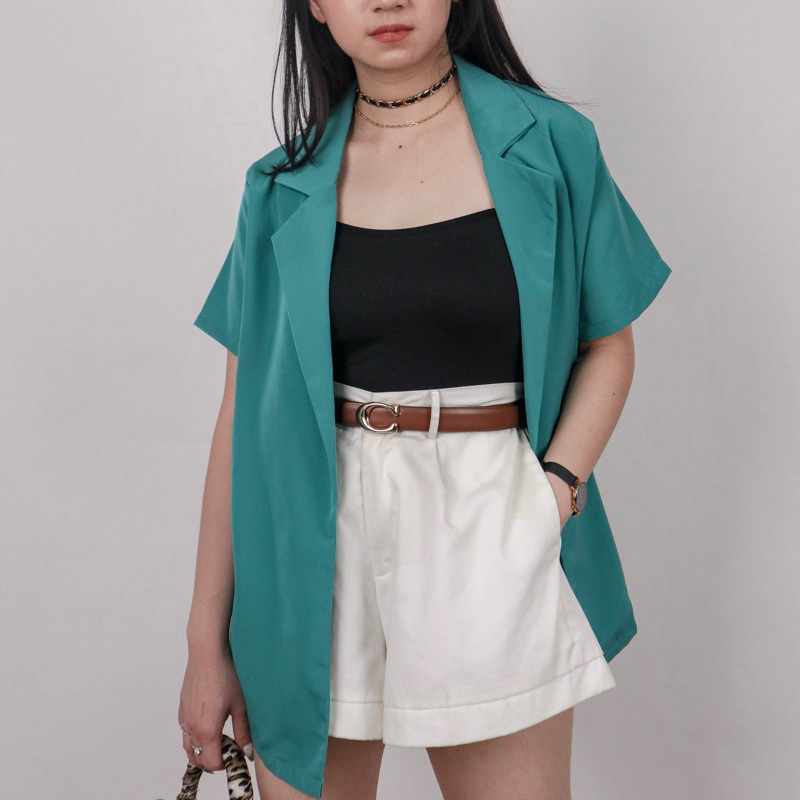 Jual CIERRA OUTER SHORT SLEEVE (WO001) | Shopee Indonesia