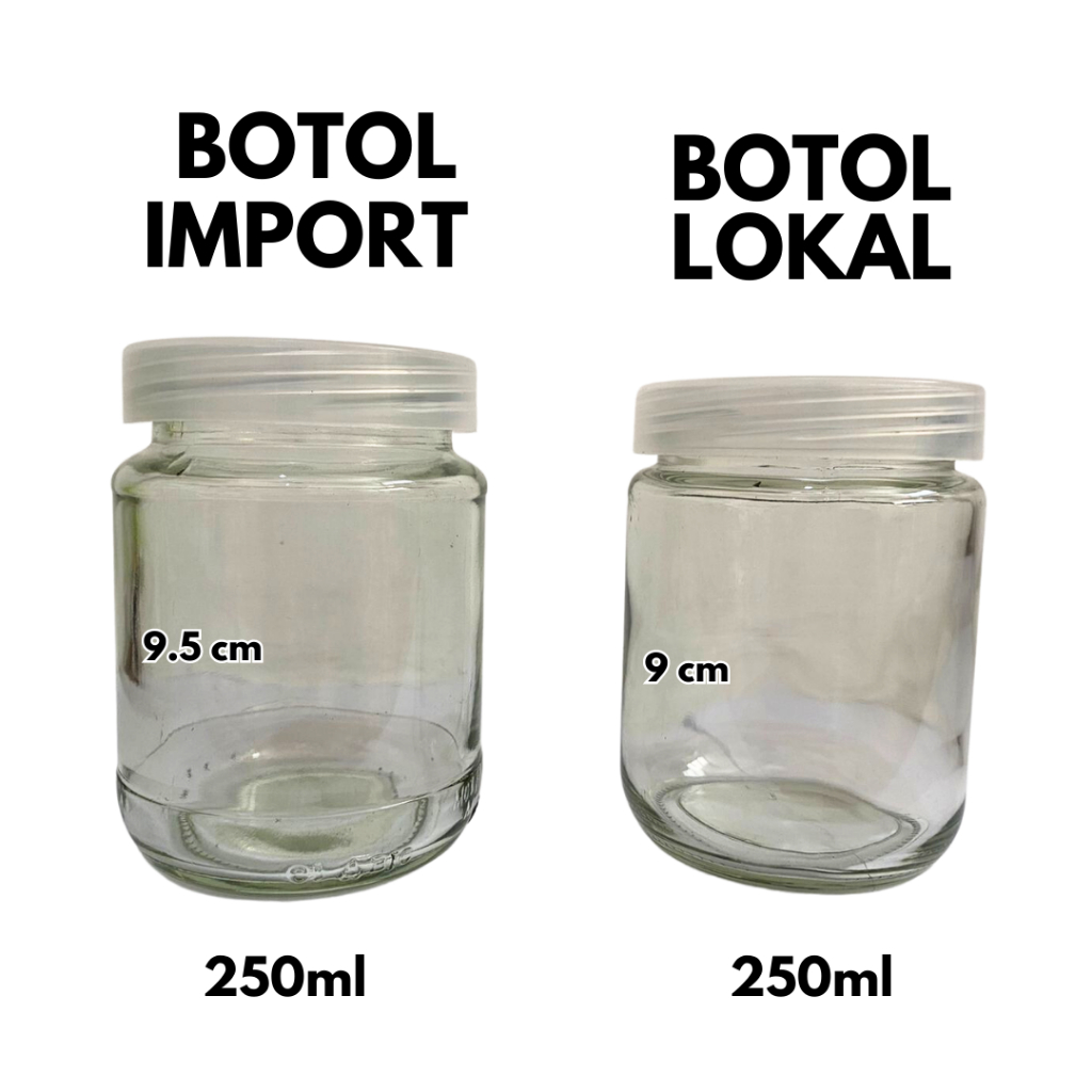 Jual Botol Toples Kultur Jaringan 330ml 450ml 750ml lokal dan import ...