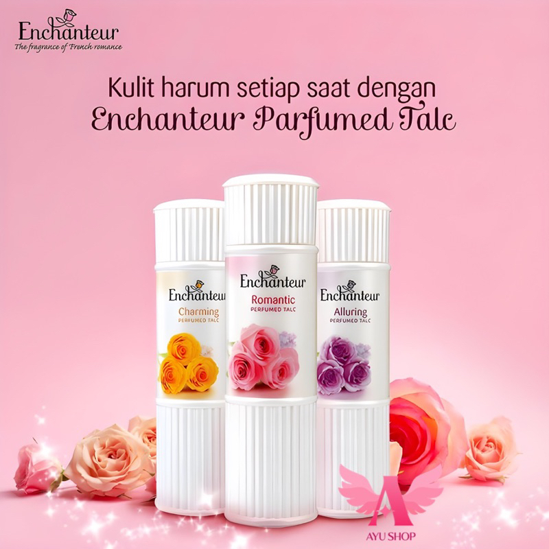 Jual ENCHANTEUR PARFUMED TALC 200gr | Shopee Indonesia