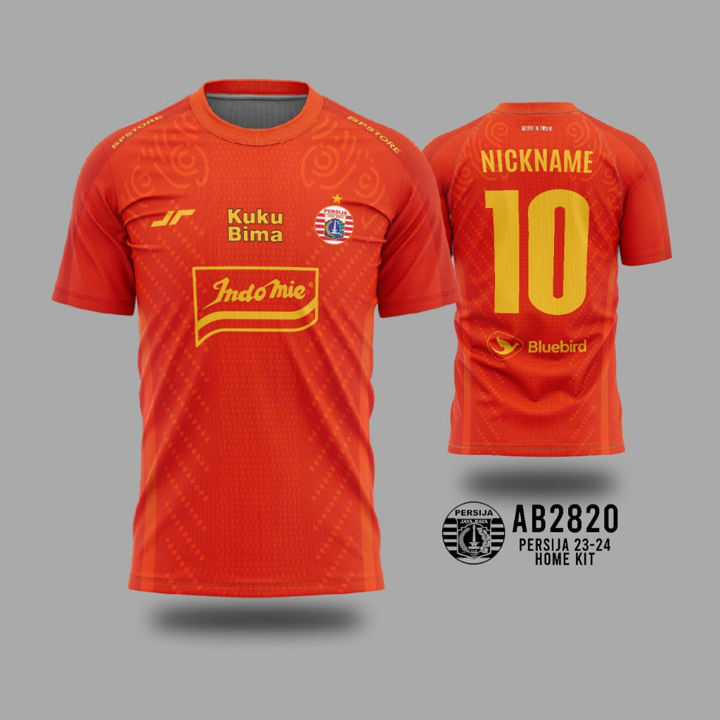 Jual Jersey Persija Jakarta 2023 - 2024 - Home Fullprinting Free ...