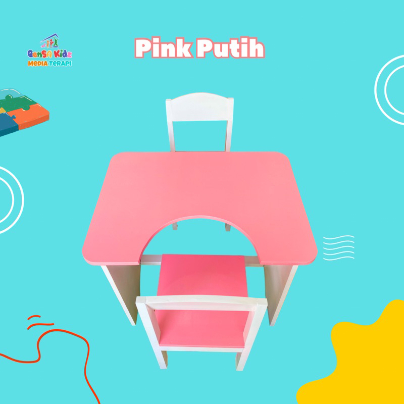 Jual Meja Kursi terapi/ Meja belajar anak/ Meja Pediatri/ Meja lipat ...