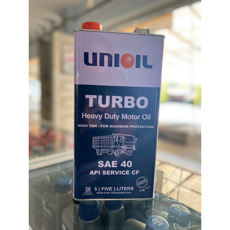 Jual Oli Unioil Turbo Sae 40 (5L) | Shopee Indonesia