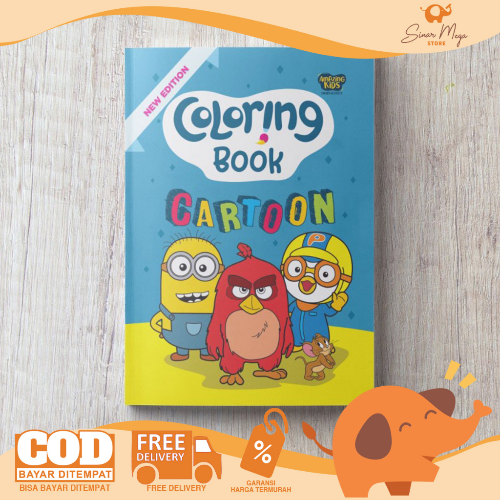Jual AMAZING Coloring Book Cartoon (New Edition) / Buku Latihan ...