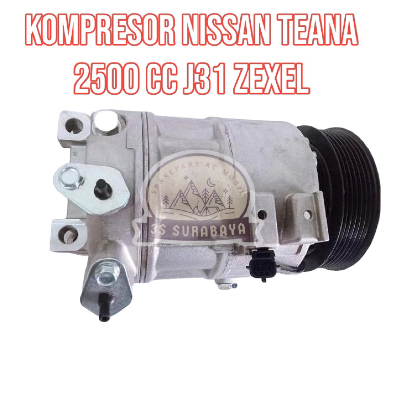 Jual Kompresor Nissan Teana 2500 CC Model Zexel Ac Mobil (Baru/New ...