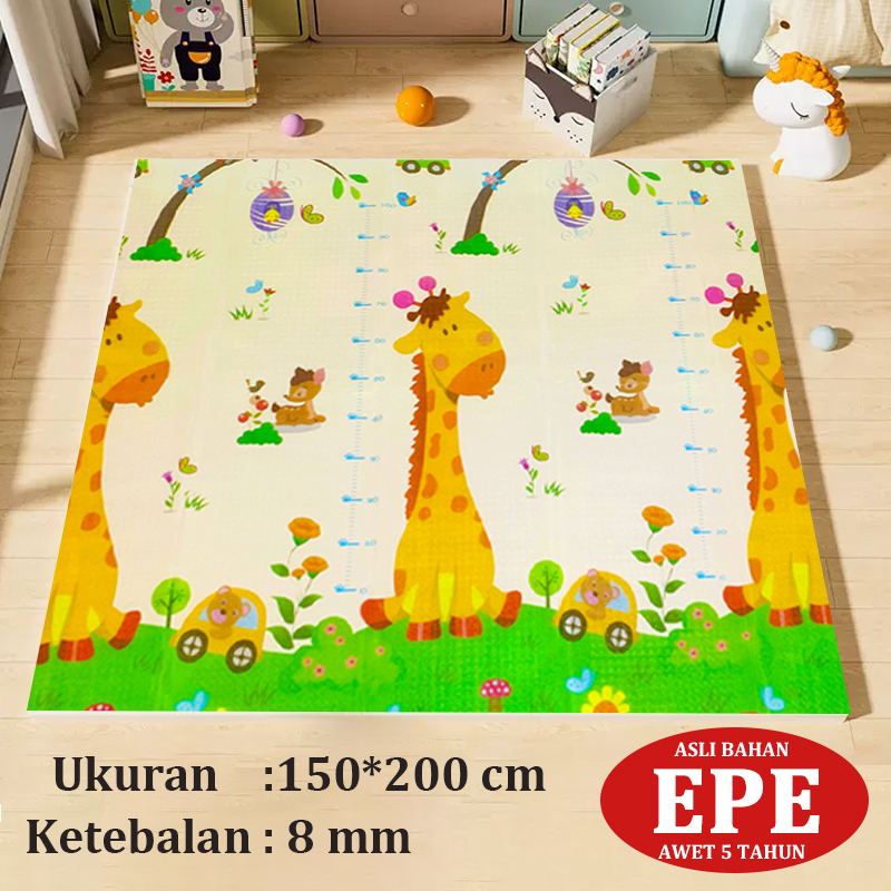Jual Playmat Lipat Bayi 180x200 cm Bahan Perlindungan Lingkungan XPE ...