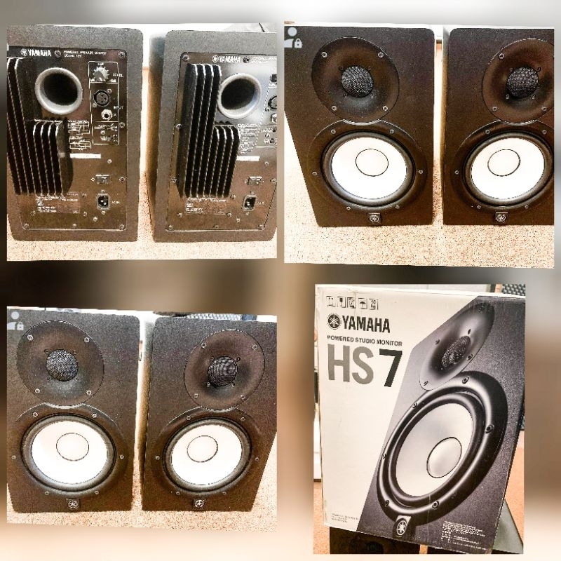 Jual Yamaha HS7 HS 7 Active Studio Monitor Speaker Preloved ORi | Shopee Indonesia