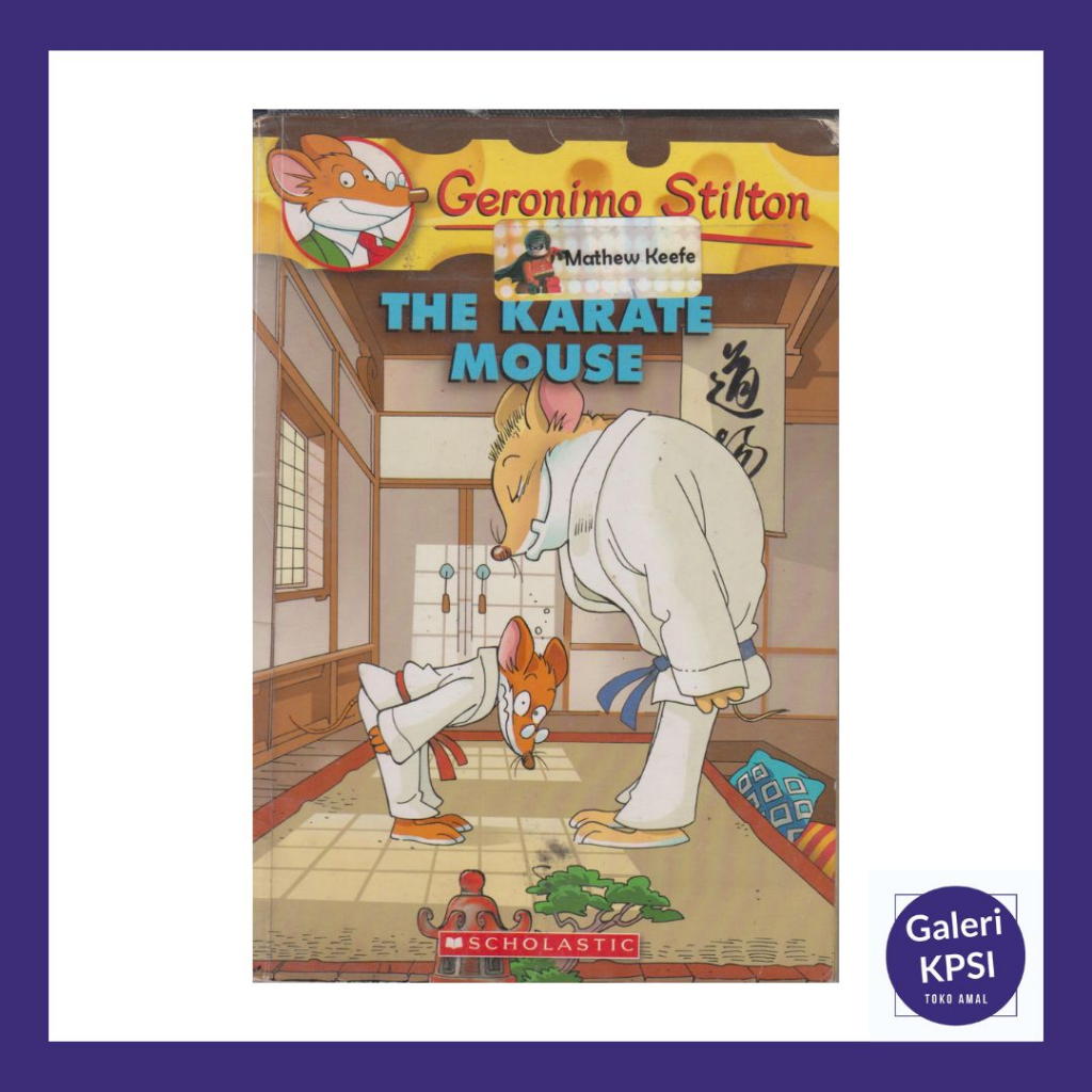 Jual Buku Cerita Bergambar Import "The Karate Mouse" (Geronimo Stilton ...