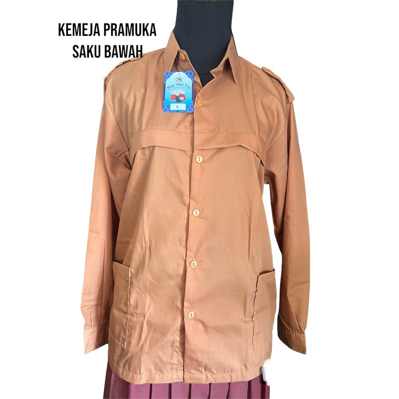 Jual Seragam Sekolah Baju pramuka penggalang Lengan Panjang Seragam Pramuka SD SMP SMA | Shopee ...
