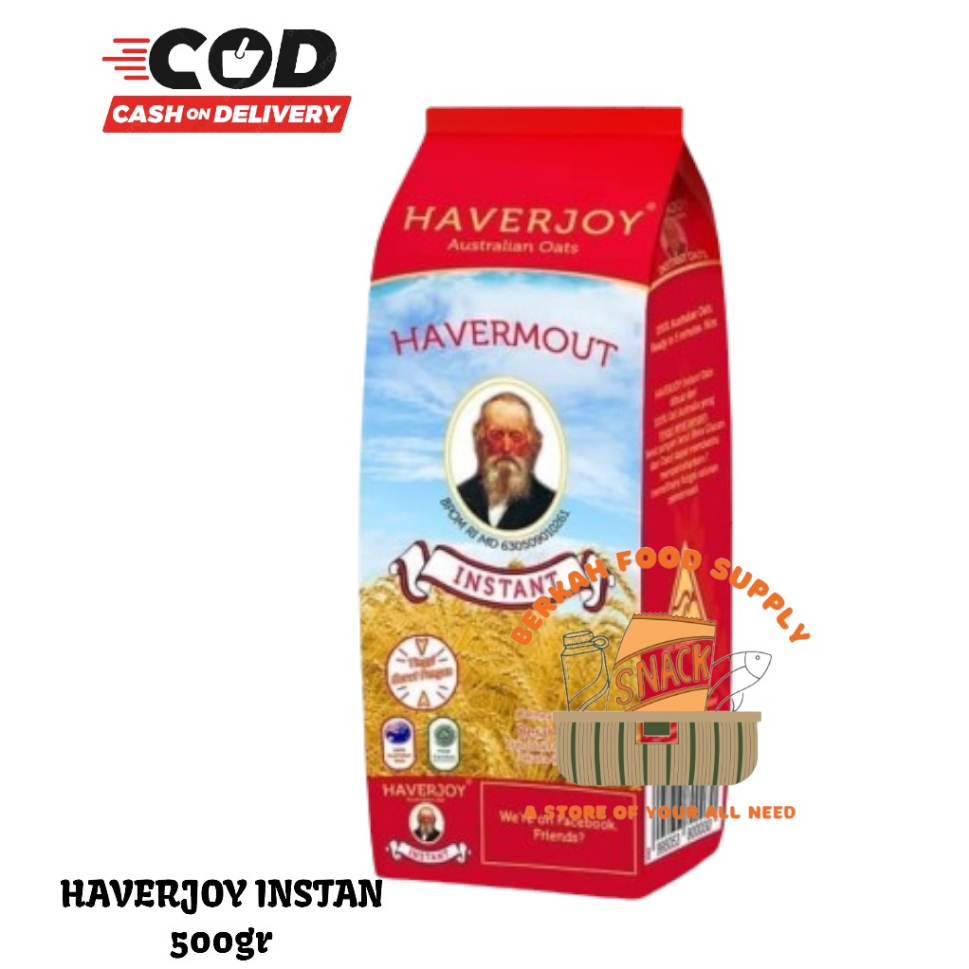 Jual Haverjoy Havermout Oats INSTANT 500gr Australian Oats HALAL ...