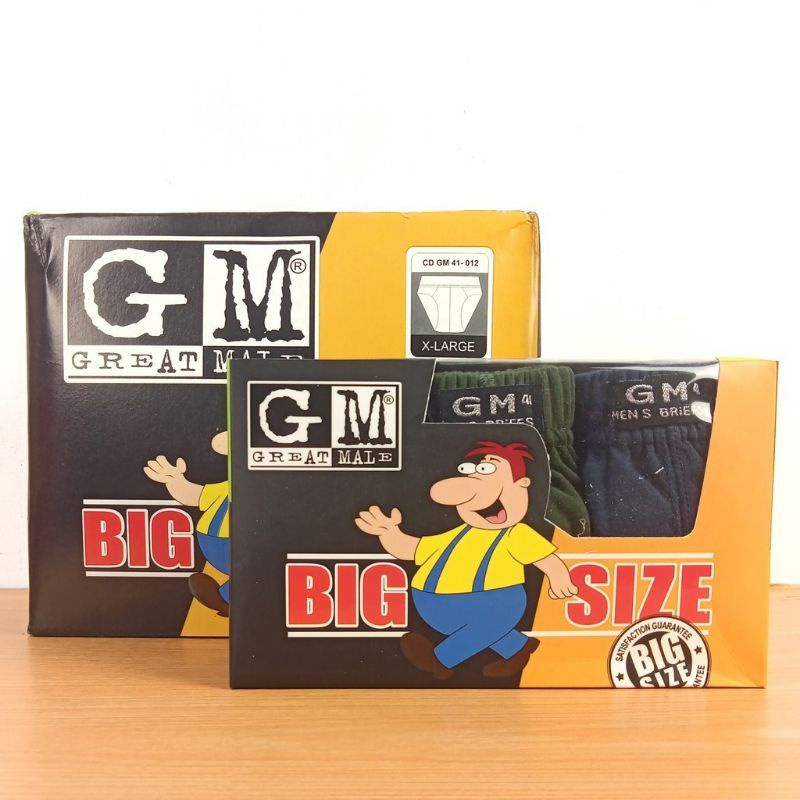 Jual 3 PCS CELANA DALAM PRIA JUMBO GM 41012/SEMPAK JUMBO/CD PRIA BESAR ...