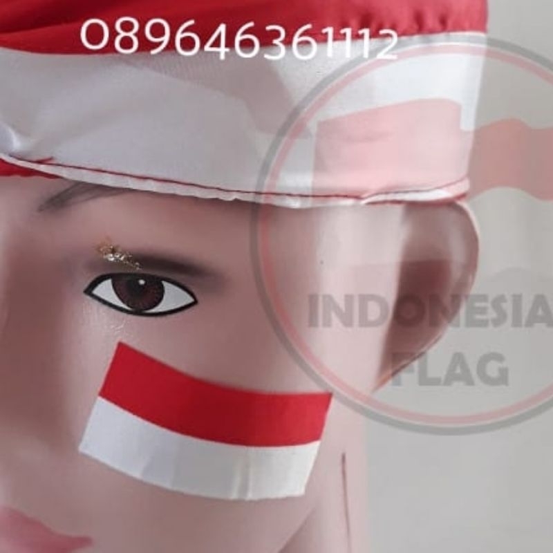 Jual Bendera Sticker Merah Putih 1 Pack isi 10 lembar | Shopee Indonesia