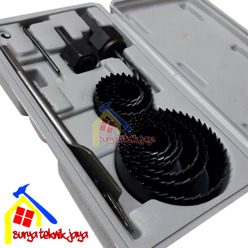 Jual [cuci gudang] IWA Mata Bor Set 13pcs Pembolong PVC Kayu Fiber ...