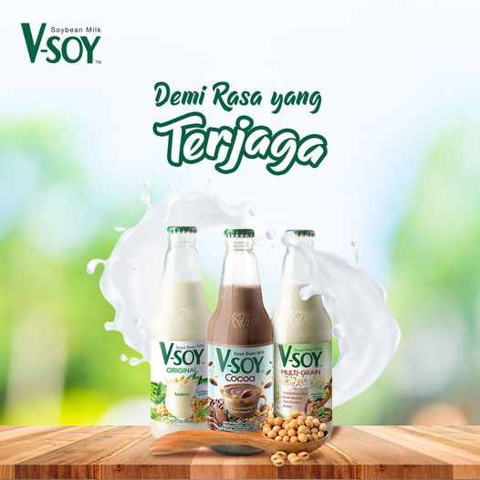 Jual V-Soy Multigrain / Original / Cocoa - Susu Kedelai | Shopee Indonesia