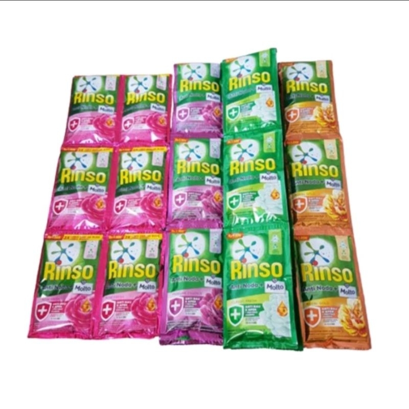 Jual RINSO MOLTO Detergent cair 38ml (RENTENGAN 6pcs) | Shopee Indonesia