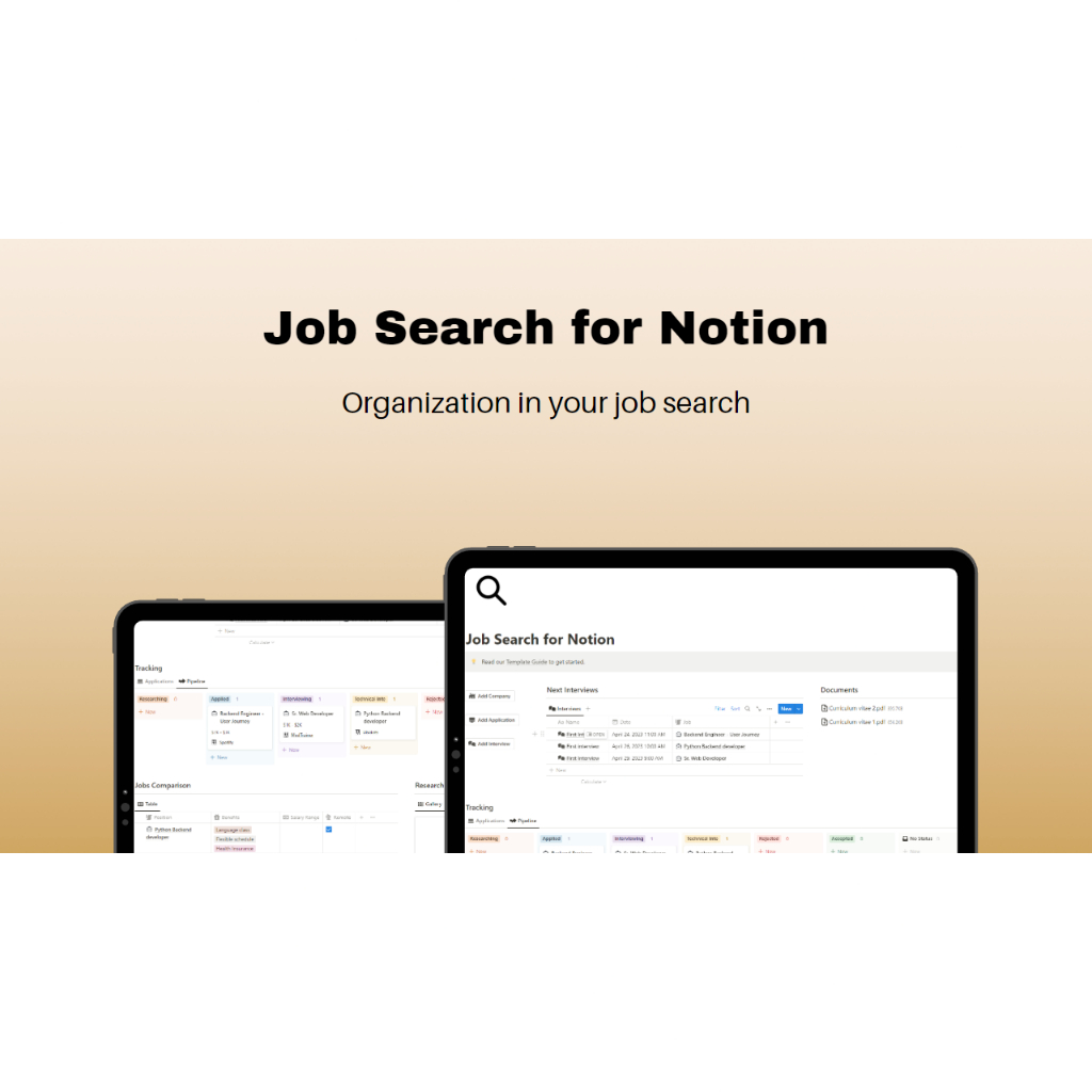 Jual Job Search Template | Job Seeker Template | Template Manajemen ...