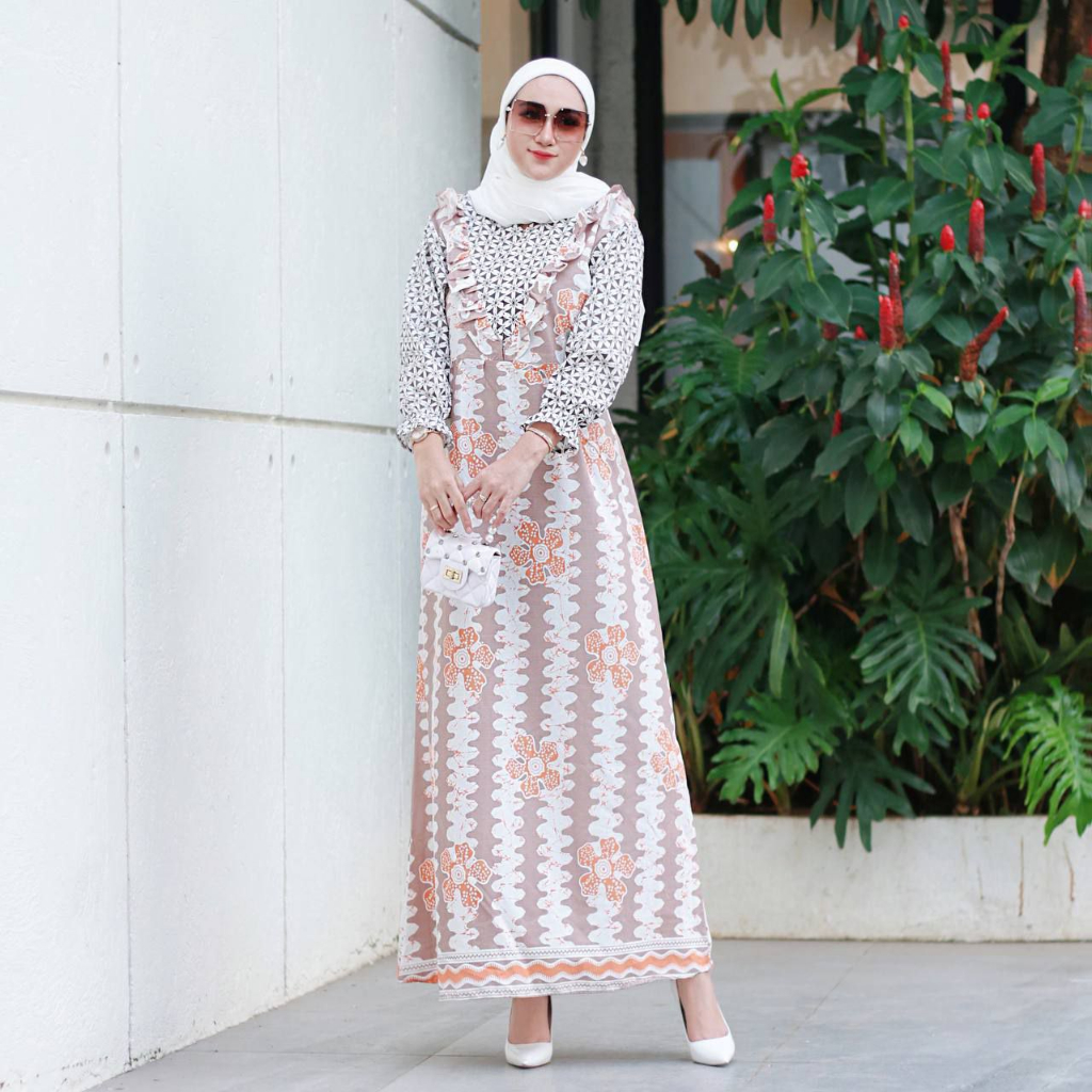 Jual Saukia Dress - Daster Kekinian Katun Premium Dress Wanita Lengan ...