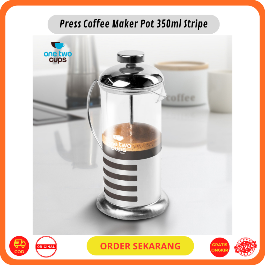 Jual Gelas Tekan Kopi One Two Cups French Press Coffee Bahan Tahan ...