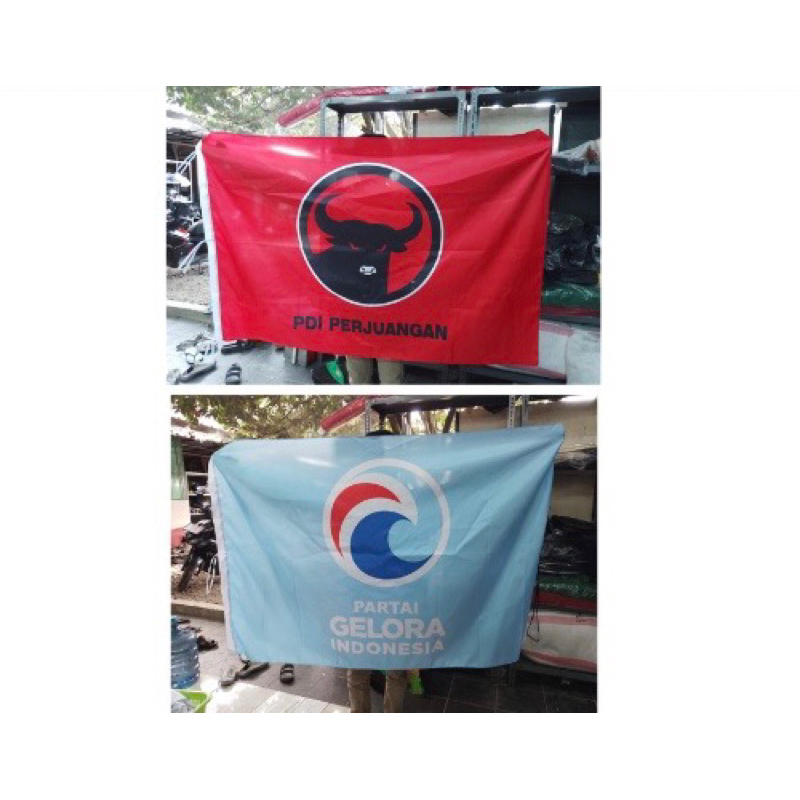 Jual BENDERA PARTAI 80x120 ( MINIMAL PEMBELIAN 100pcs ) | Shopee Indonesia