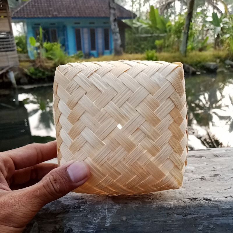 Jual Besek Bambu 10x10 Besek Anyaman Besek Hampers Murah ( 1pcs ...