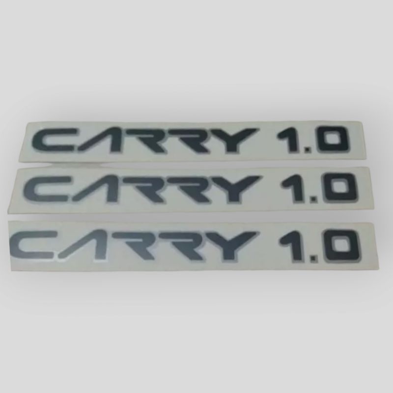 Jual Sticker CARRY 1.0 sticker tulisan carry 1.0 bahan transparan ...