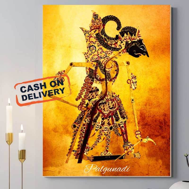 Jual Poster Wayang Kulit Palgunadi Untuk Hiasan Dinding Atau Wall Dekor ...