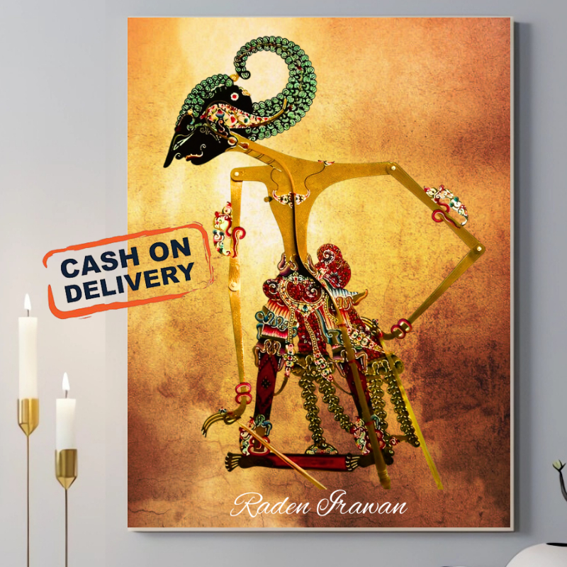 Jual Poster Wayang Kulit Irawan Untuk Hiasan Dinding Atau Wall Dekor ...