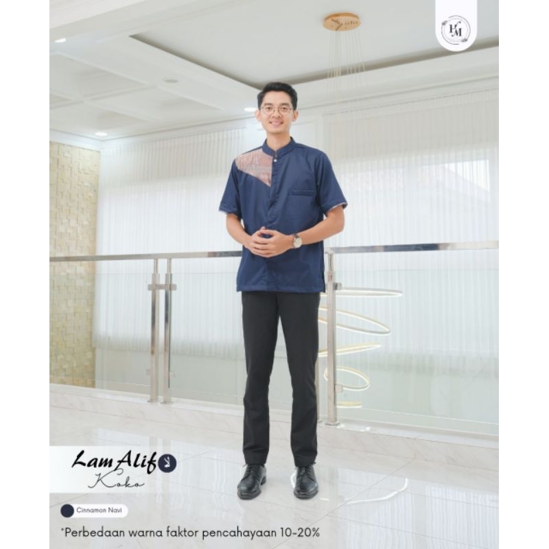 Jual LAM ALIF COUPLE (CINNAMON NAVY) | Shopee Indonesia