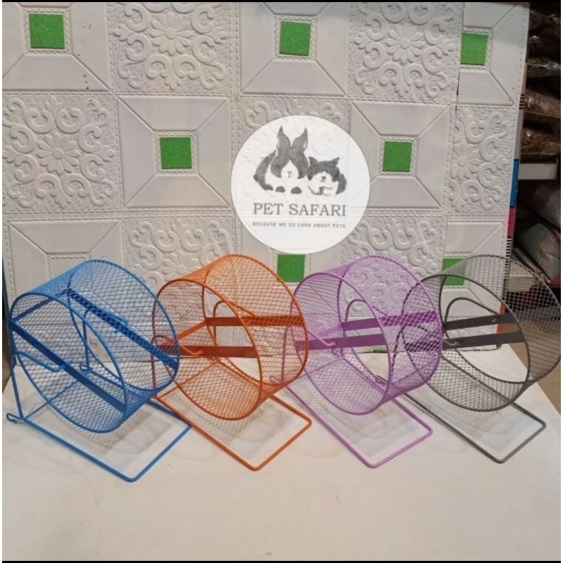 Jual Mainan Hamster Roda Putar Besi Joging Whel Diameter 20Cm | Shopee ...
