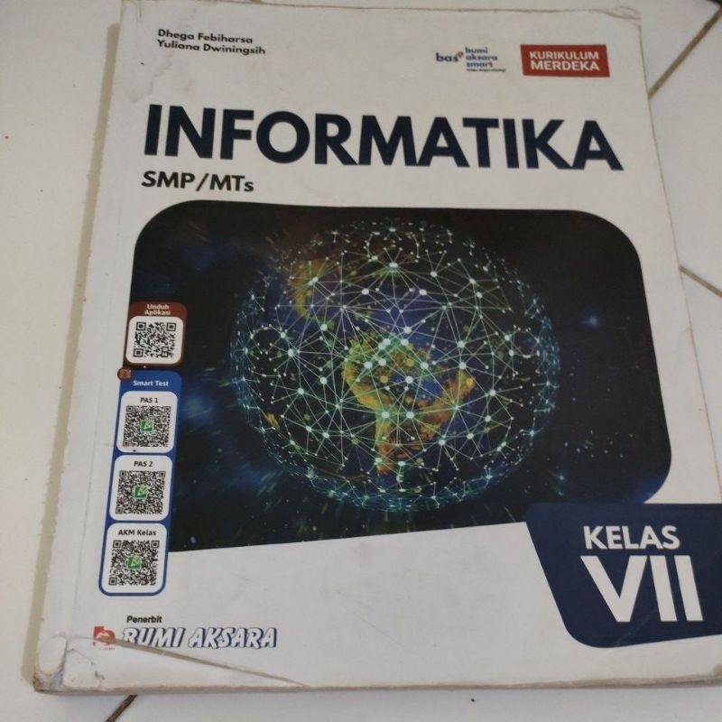 Jual INFORMATIKA UNTUK SMP KELAS 1/7- KURIKULUM MERDEKA - BUMI AKSARA | Shopee Indonesia