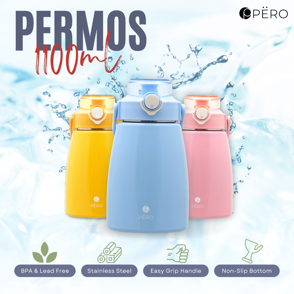 Jual [GAJIAN SALE] Pero Termos Permos Stainless Double Wall Vacuum ...