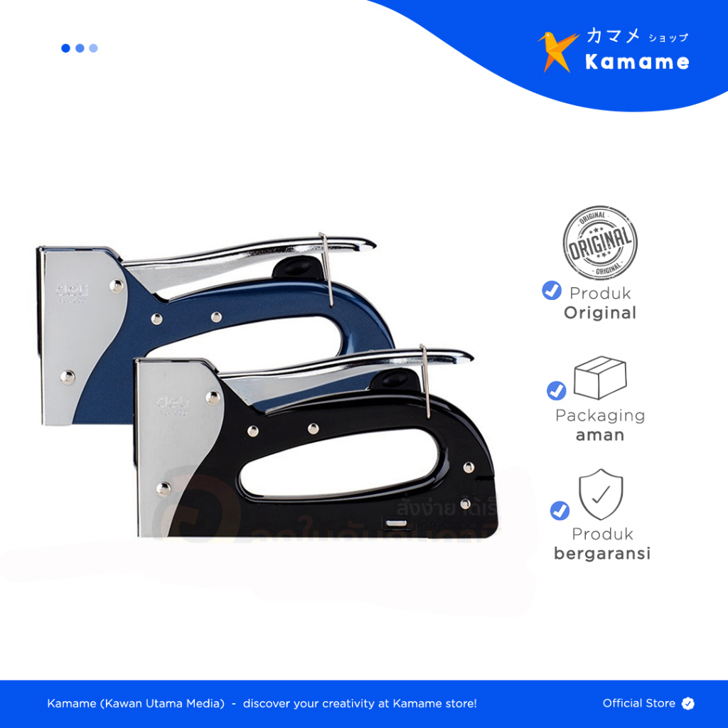 Jual Deli Tacker Staple Gun Set - 4600 - Kamame | Shopee Indonesia