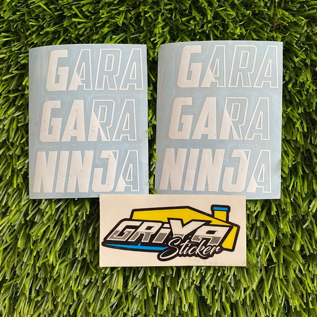 Jual stiker GARA GARA NINJA sticker cutting NINJA 2 TAK | Shopee Indonesia