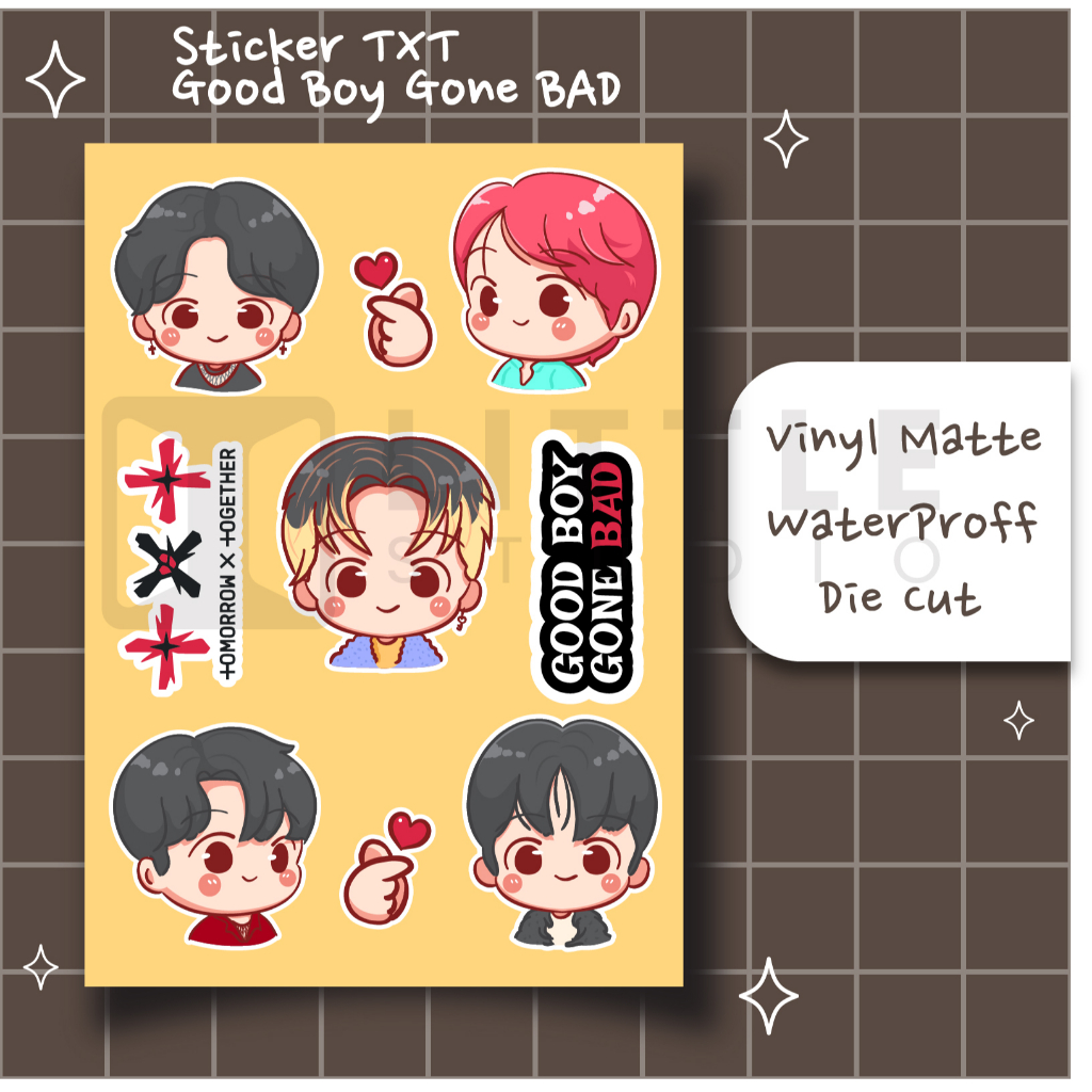 Jual STICKER DECO TOMORROW BY TOGETHER WATERPROOF | Shopee Indonesia