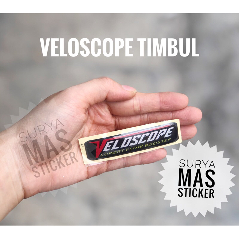 Jual stiker filter logo veloscope timbul motor | Shopee Indonesia