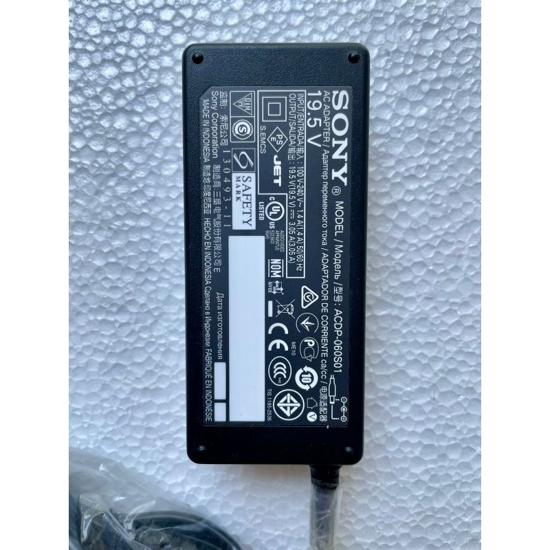 Jual Adaptor Sony - Adaptor TV Sony 19,5V 3,05A 19,5 Volt 3,05 Ampere ...