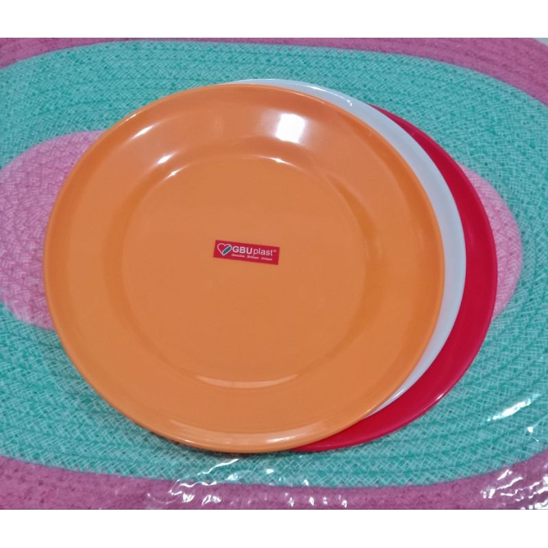 Jual Piring Ceper Melamix Warna ukuran 7 9 10 inchi/ Bahan Semi Melamin ...