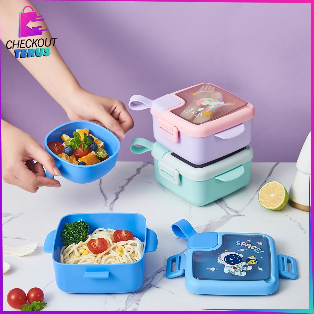 Jual CT C940 Tempat Makan Anak Karakter Kartun Lunch Box Set Kids ...