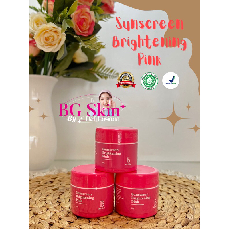 Jual Sunscreen Brightening Pink | Shopee Indonesia