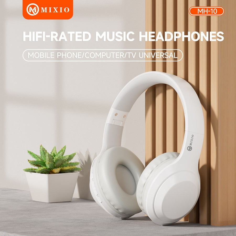 Jual MIXIO MH-10 Headphone Bluetooth Wireless Headset Earphone 5.0 ...