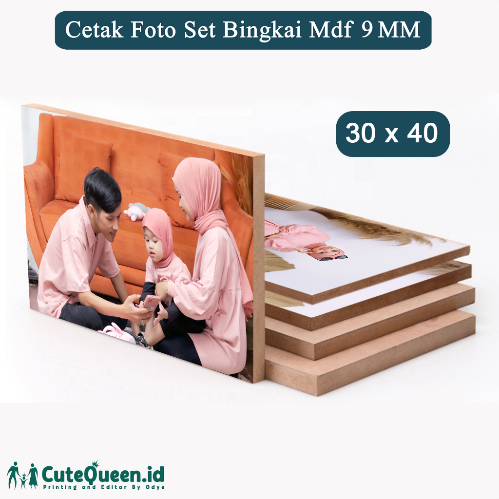 Jual Cetak Foto Frame MDF Ukuran 30x40 Instan Langsung Pajang | Shopee ...