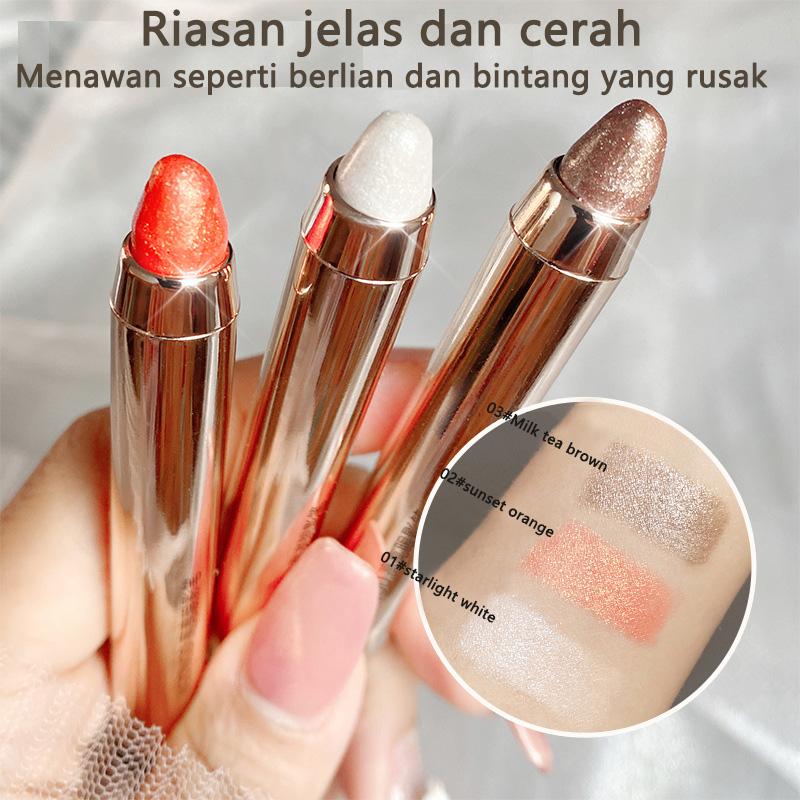 Jual MKING malas riasan mata pena eye shadow berbaring ulat sutra pena ...