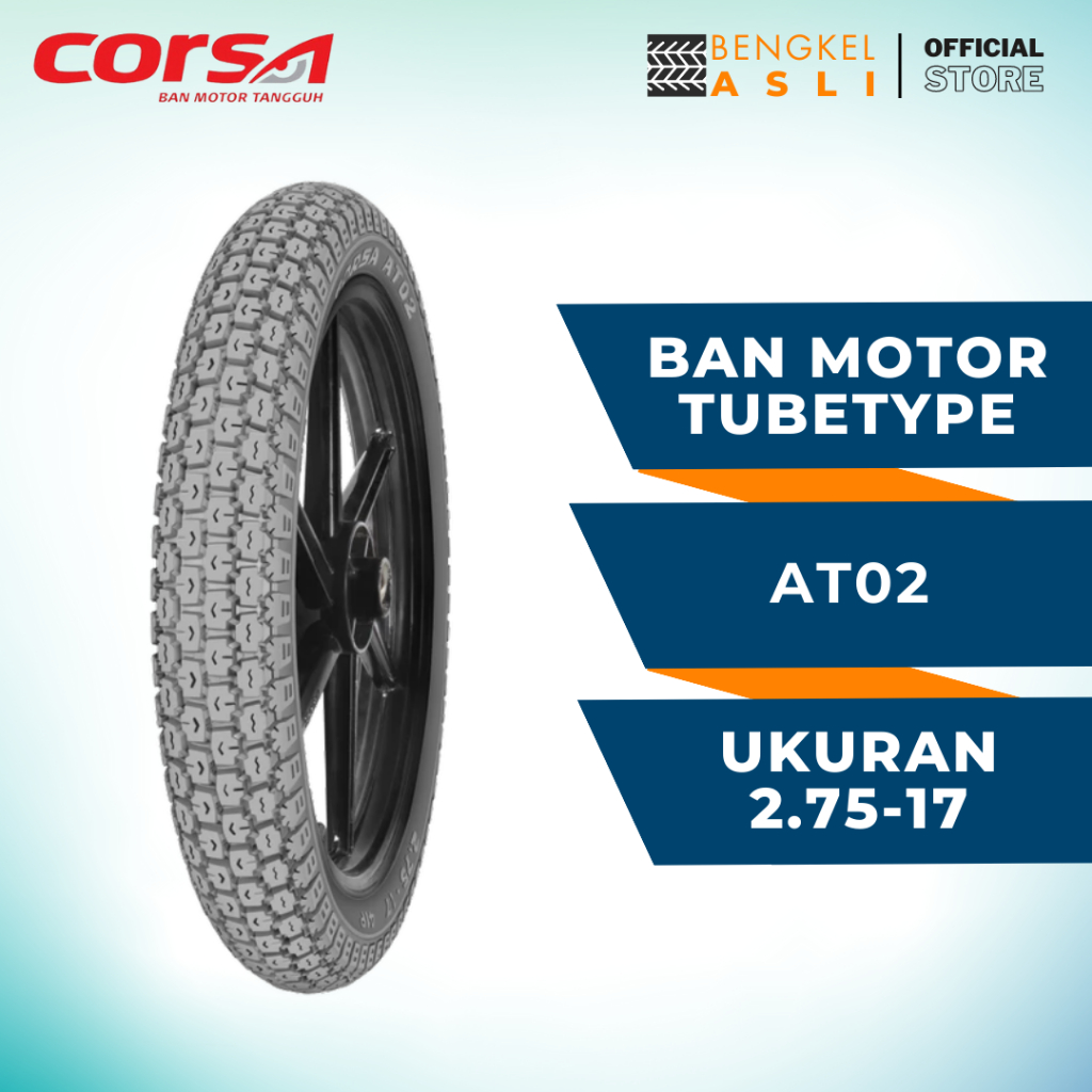 Jual Ban Motor CORSA AT02 Ring 17 2.75-17 Tubetype (TT) | Shopee Indonesia