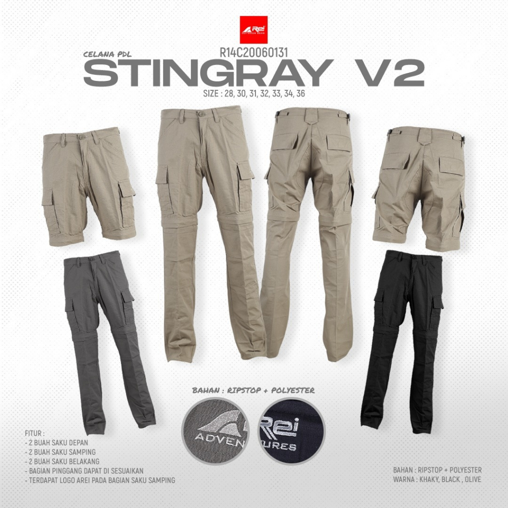 Jual Celana Pria PDL Stingray V2 Series C2006 Arei Outdoorgear | Shopee Indonesia