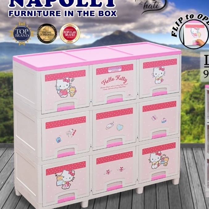 Jual Locker box 3206 / 3309 rak serbaguna meja tv lemari pakaian 6pintu ...