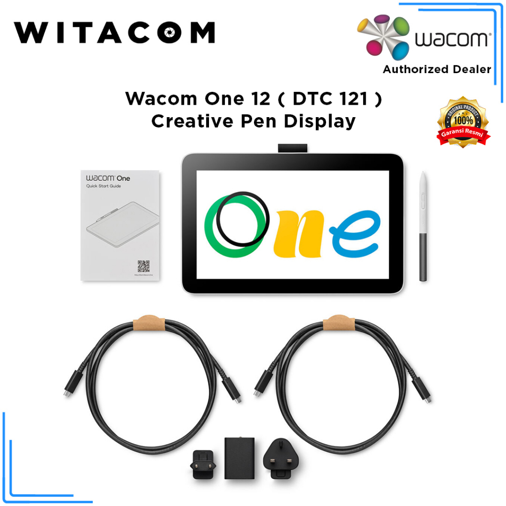 Jual Wacom One 12 / Wacom One DTC121 Creative Pen Display - Original | Shopee Indonesia